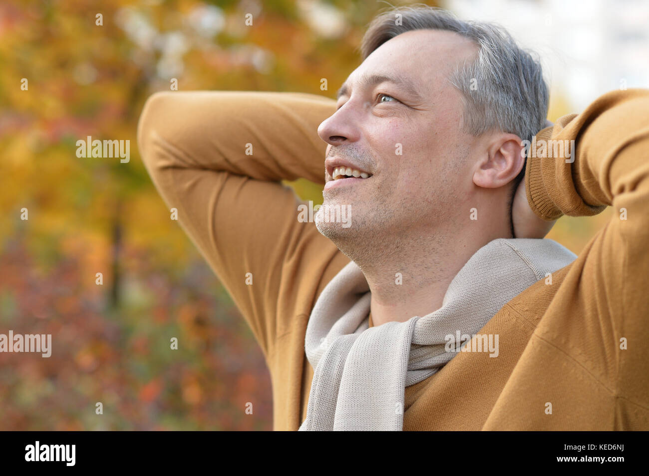 handsome man thinking Stock Photo - Alamy