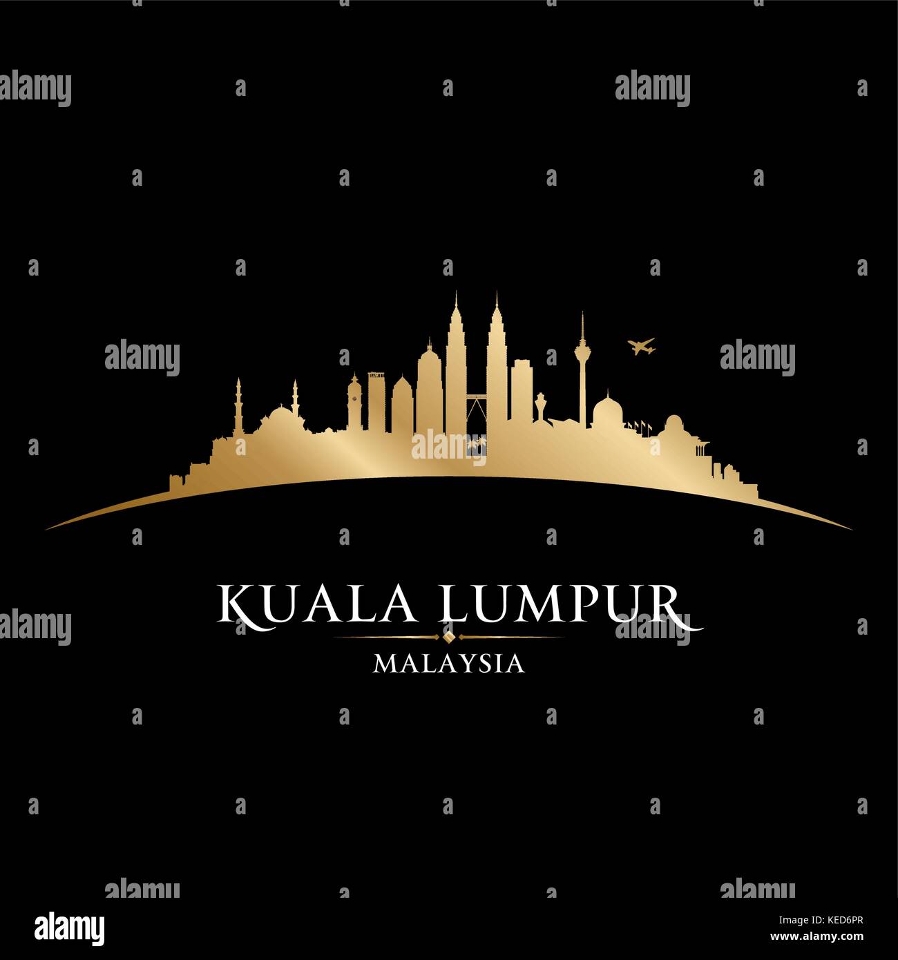 Malaysia downtown Stock Vector Images - Alamy