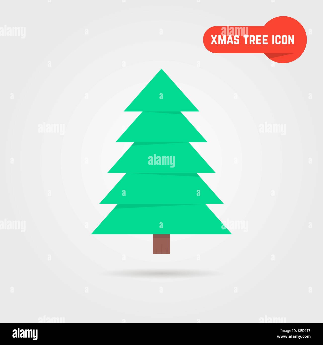 Graphic shadow tree on Stock Vector Images - Alamy
