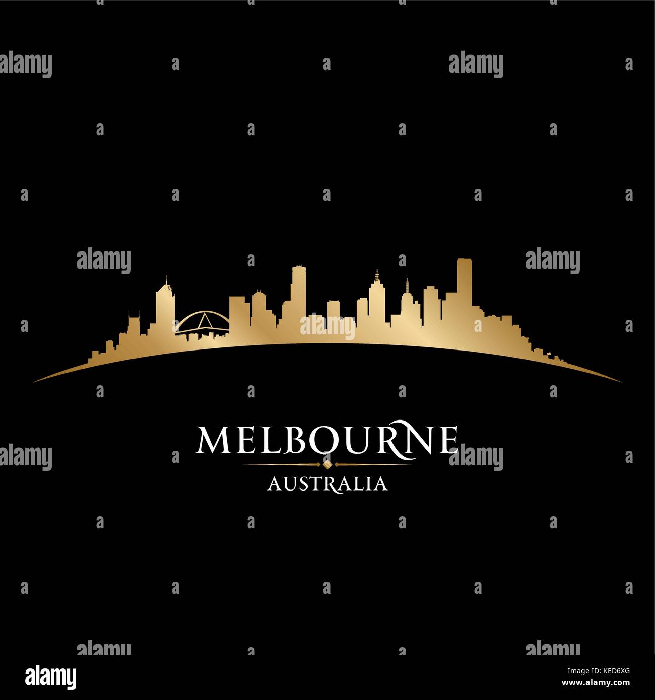 The architecture of melbourne Stock Vector Images - Alamy