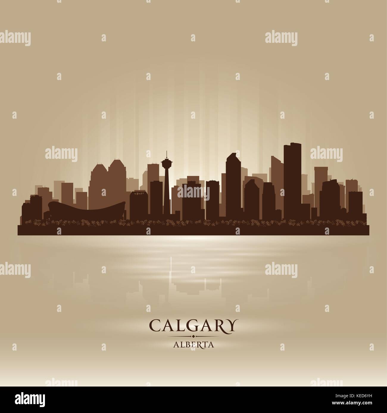 Calgary vector hi-res stock photography and images - Alamy