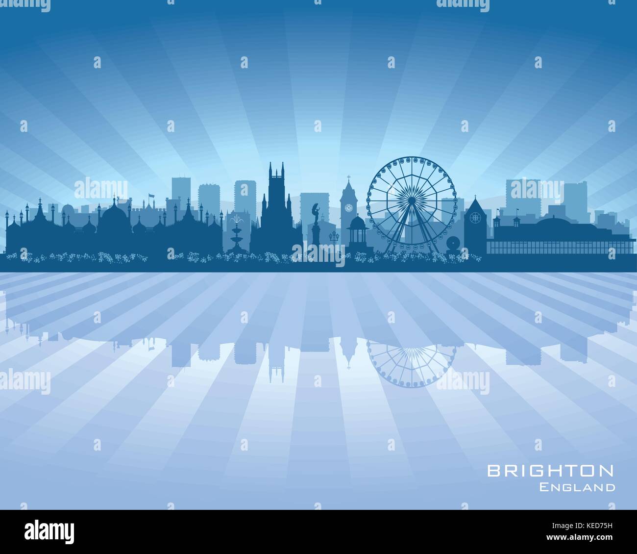 Brighton skyline silhouette hi-res stock photography and images - Alamy