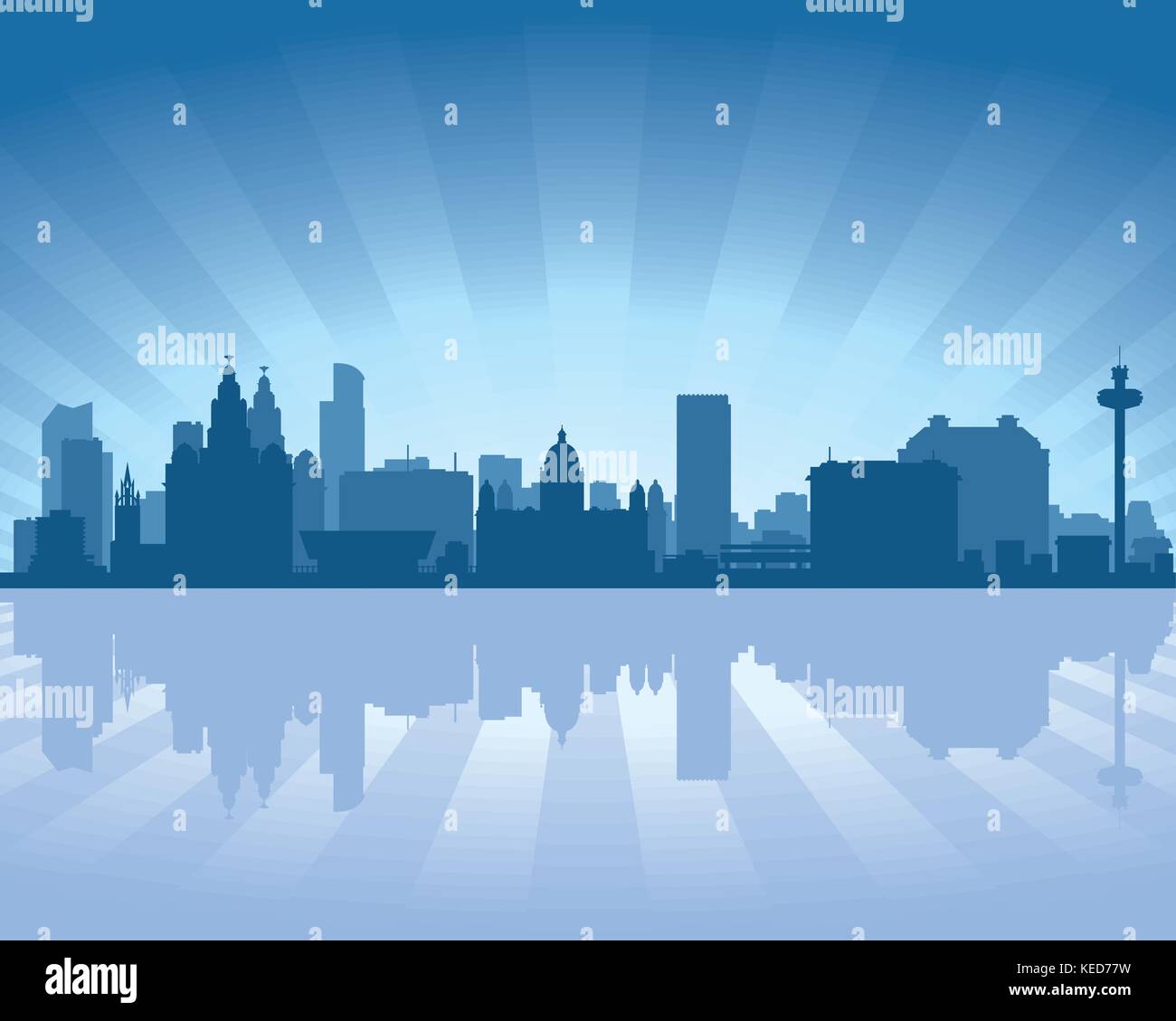 Liverpool modern landmark Stock Vector Images - Alamy