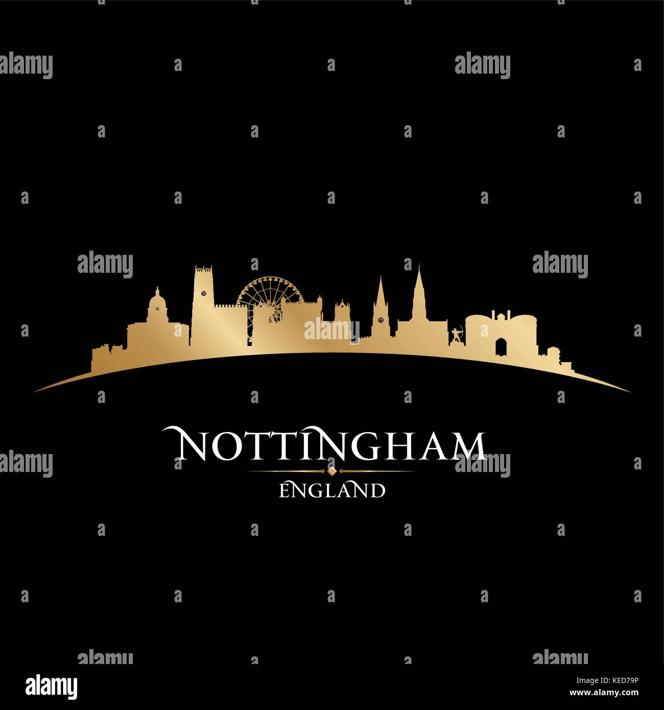 Nottingham square Stock Vector Images - Alamy