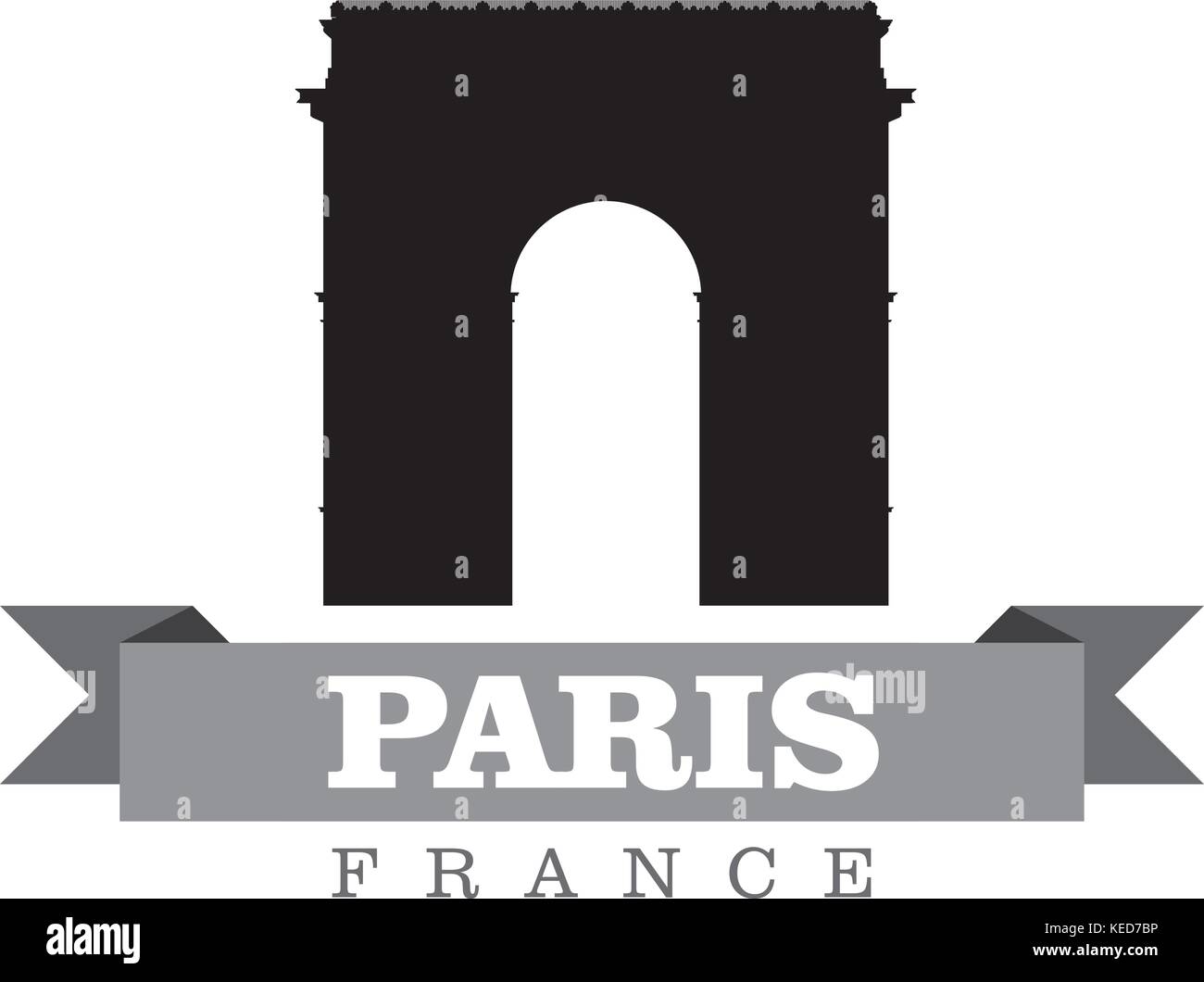 Paris France city symbol vector illustration Stock Vector Image & Art ...