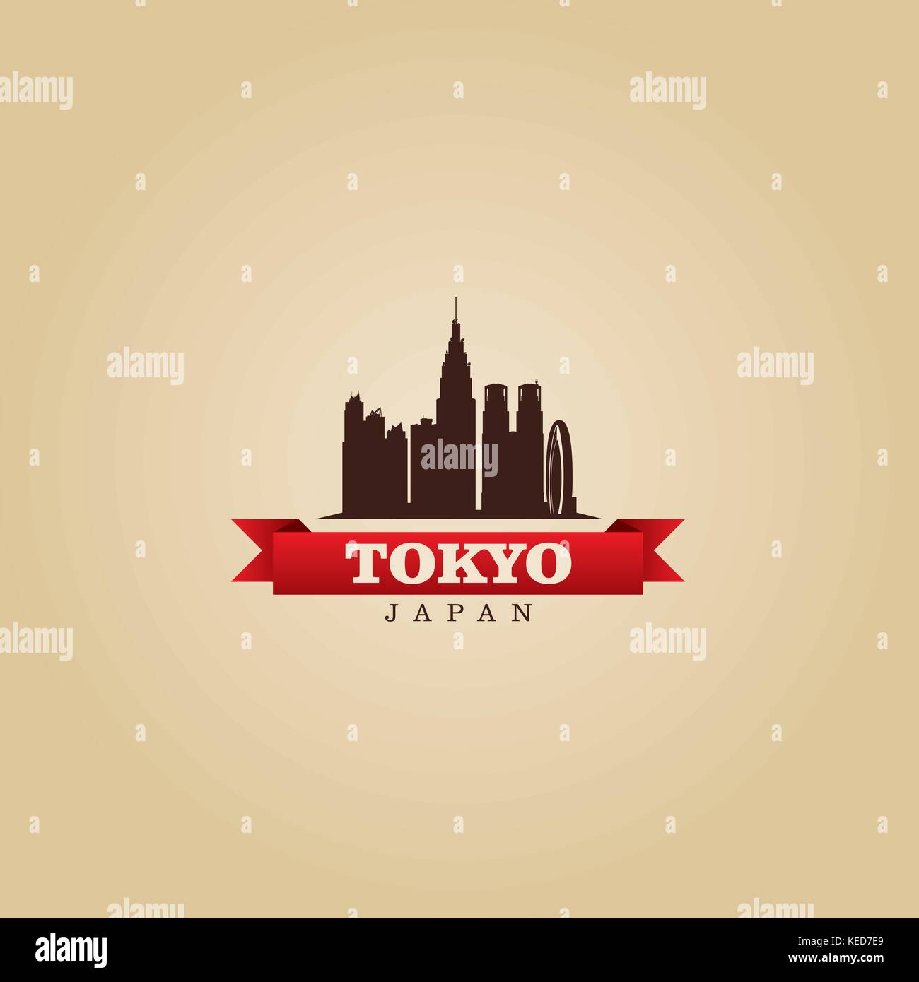 Tokyo vector hi-res stock photography and images - Alamy
