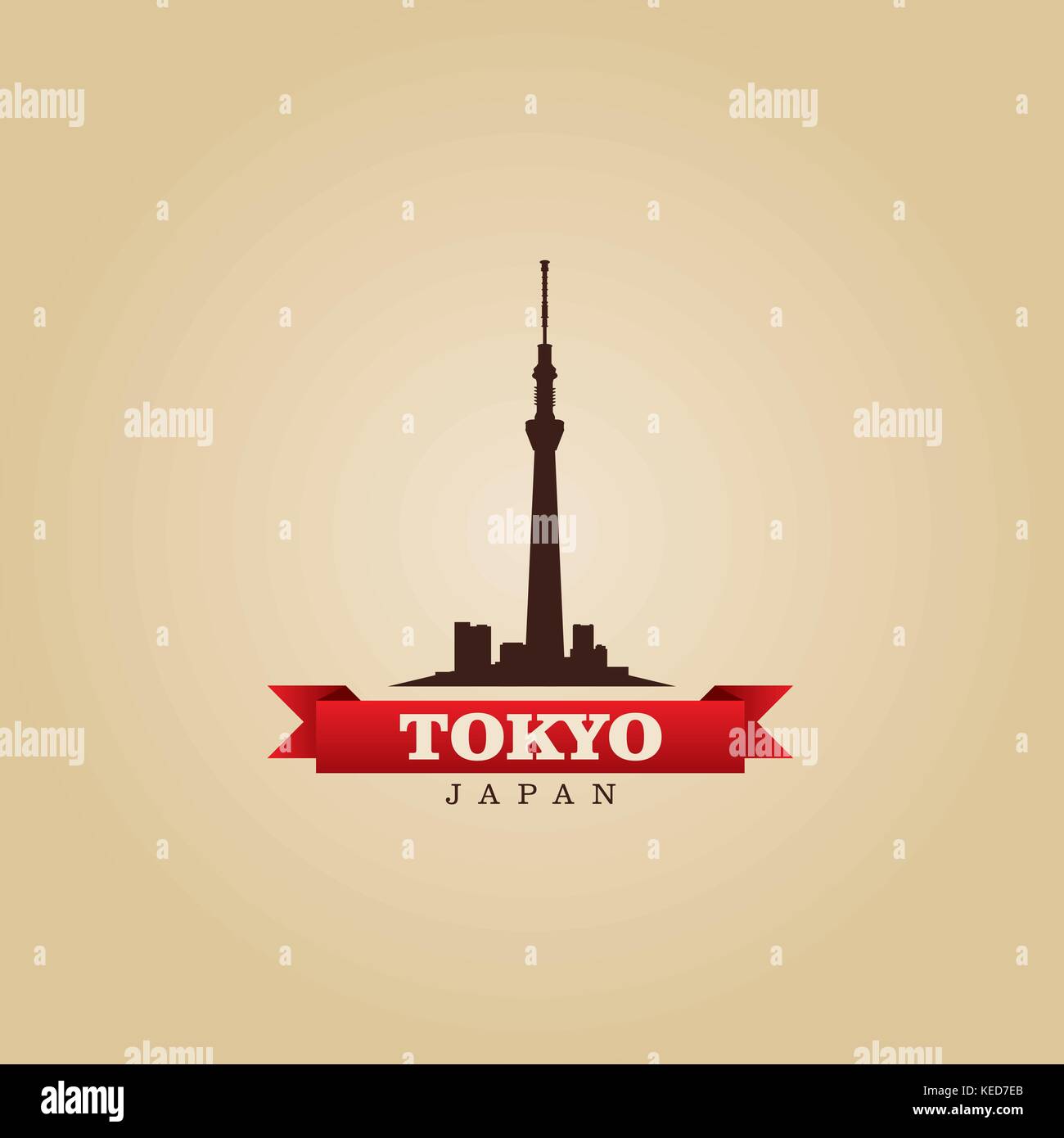 Japan city symbol hi-res stock photography and images - Alamy