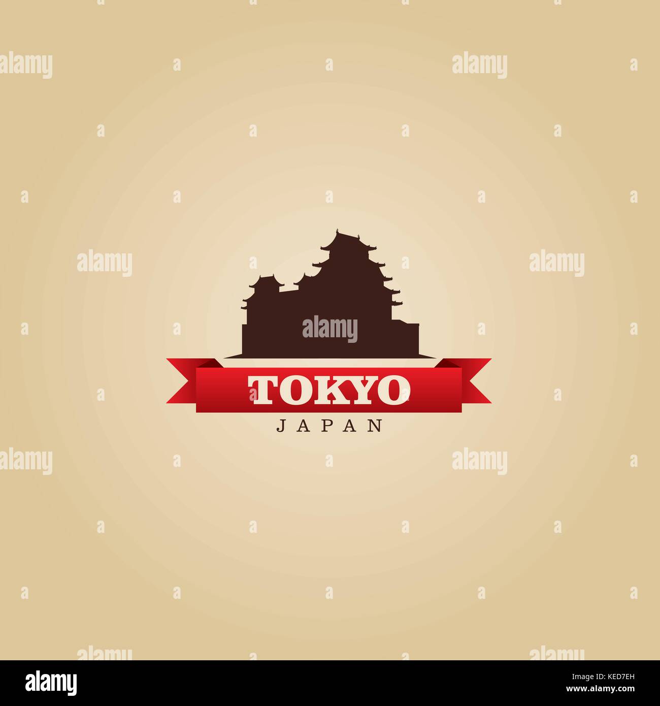 Tokyo Japan city symbol vector illustration Stock Vector Image & Art ...