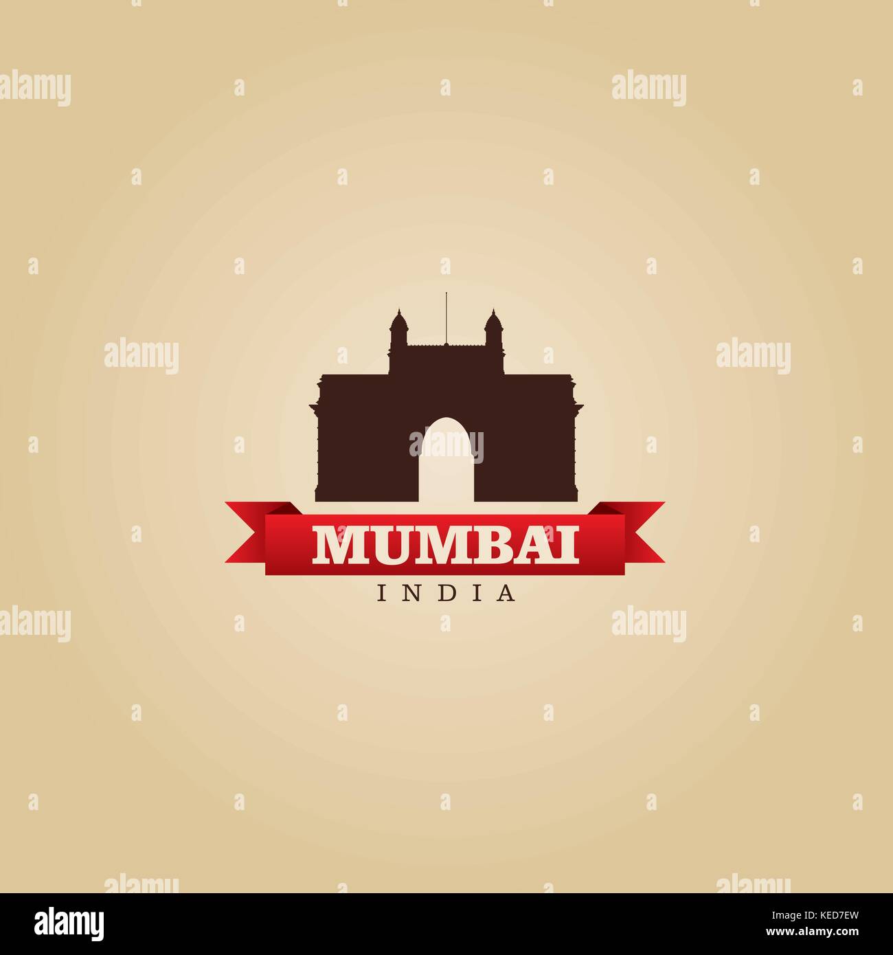 Mumbai India city symbol vector illustration Stock Vector Image & Art ...
