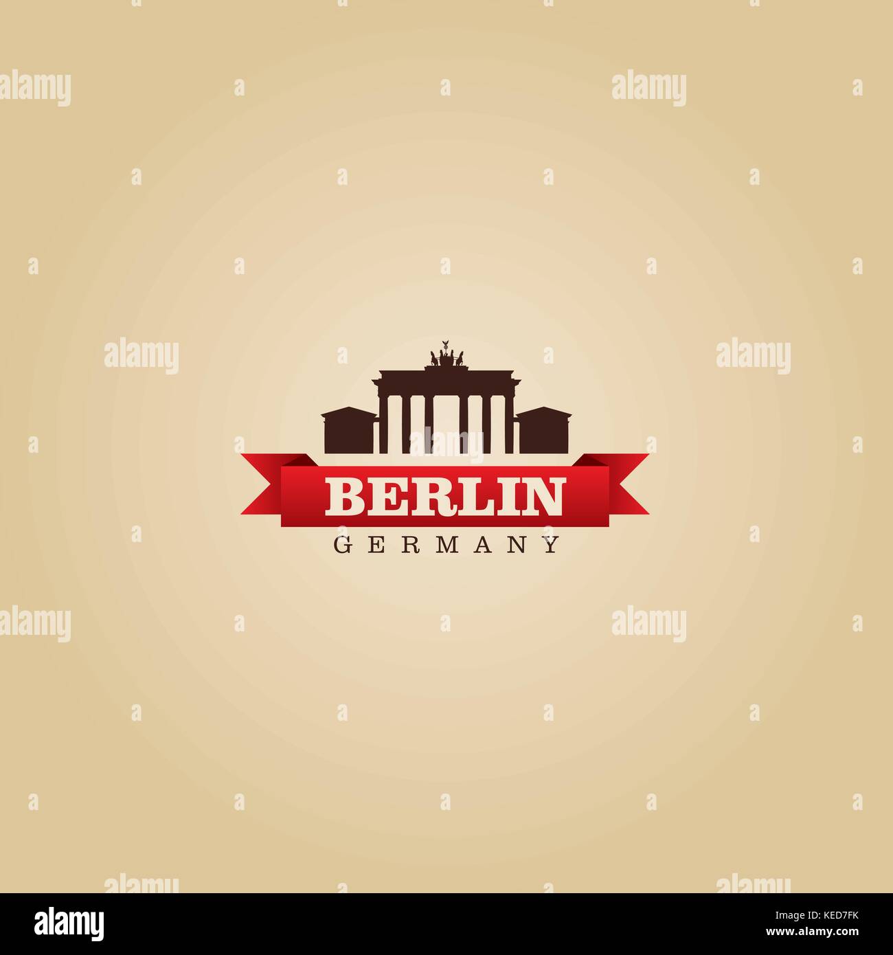 Berlin Germany city symbol vector illustration Stock Vector Image & Art ...