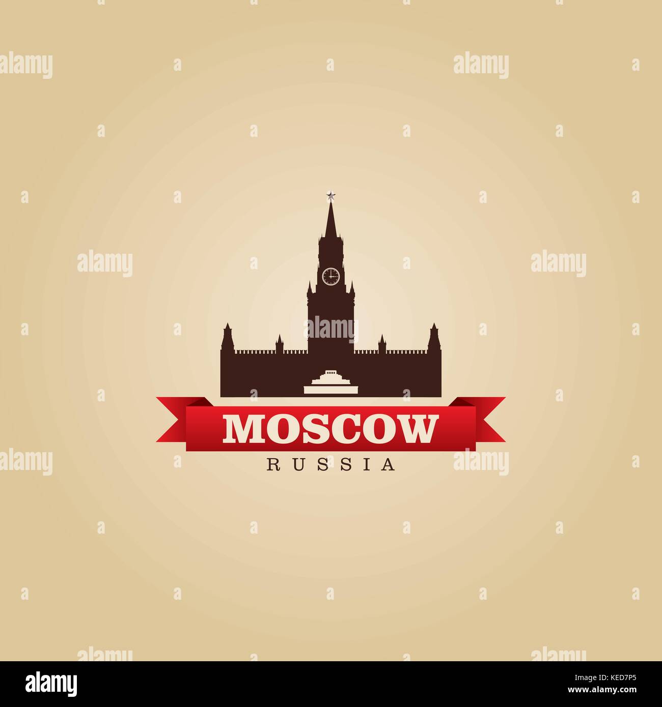 The symbol of moscow Stock Vector Images - Alamy