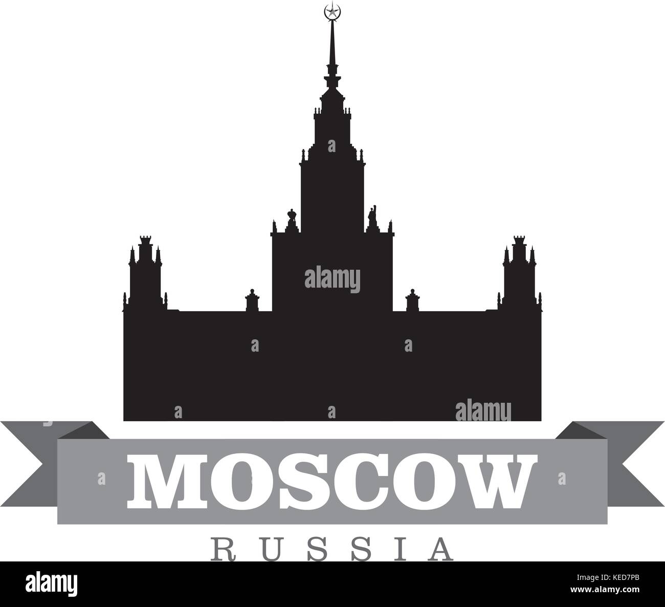 Moscow Russia city symbol vector illustration Stock Vector Image & Art ...