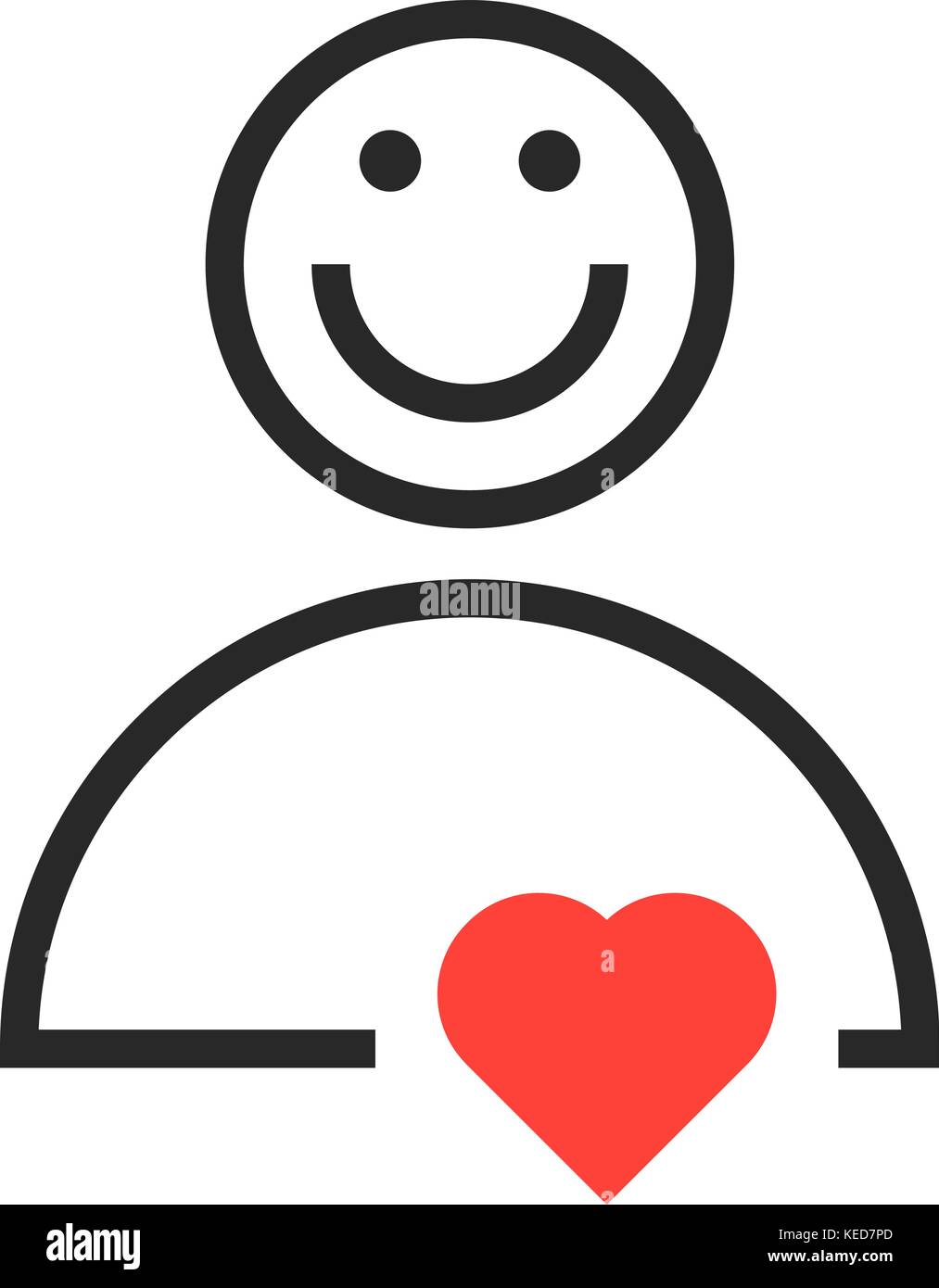 User happiness Stock Vector Images - Alamy