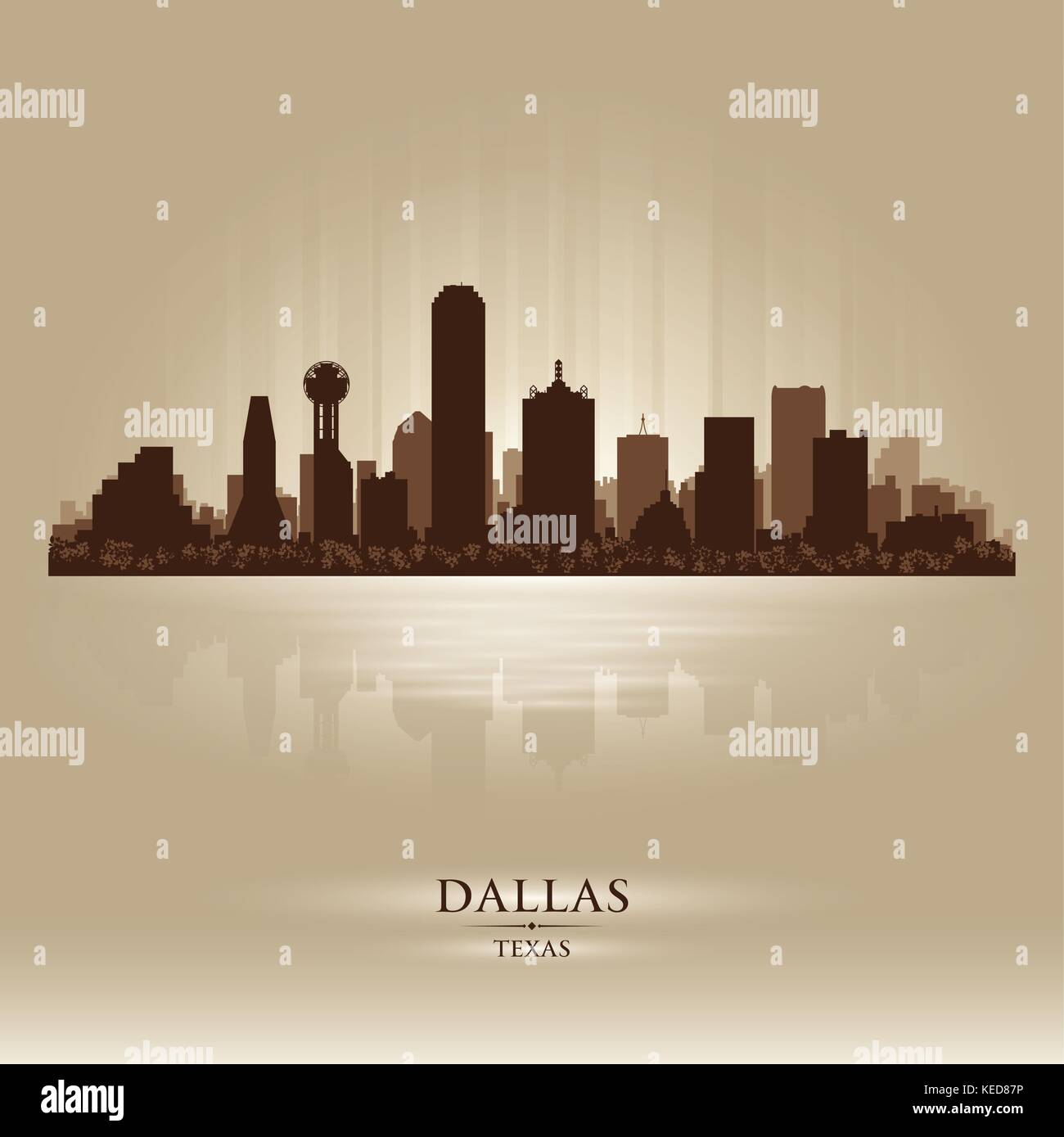 Dallas silhouette Stock Vector Images - Alamy