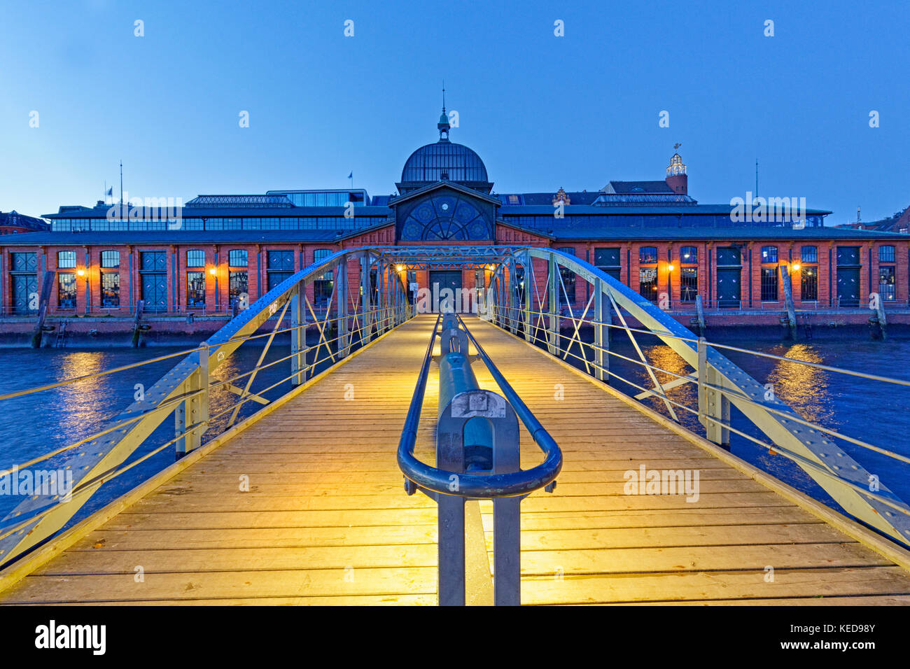 Convention Centre former Fish Auction Hall, Altona Fish Market, Elbe ...