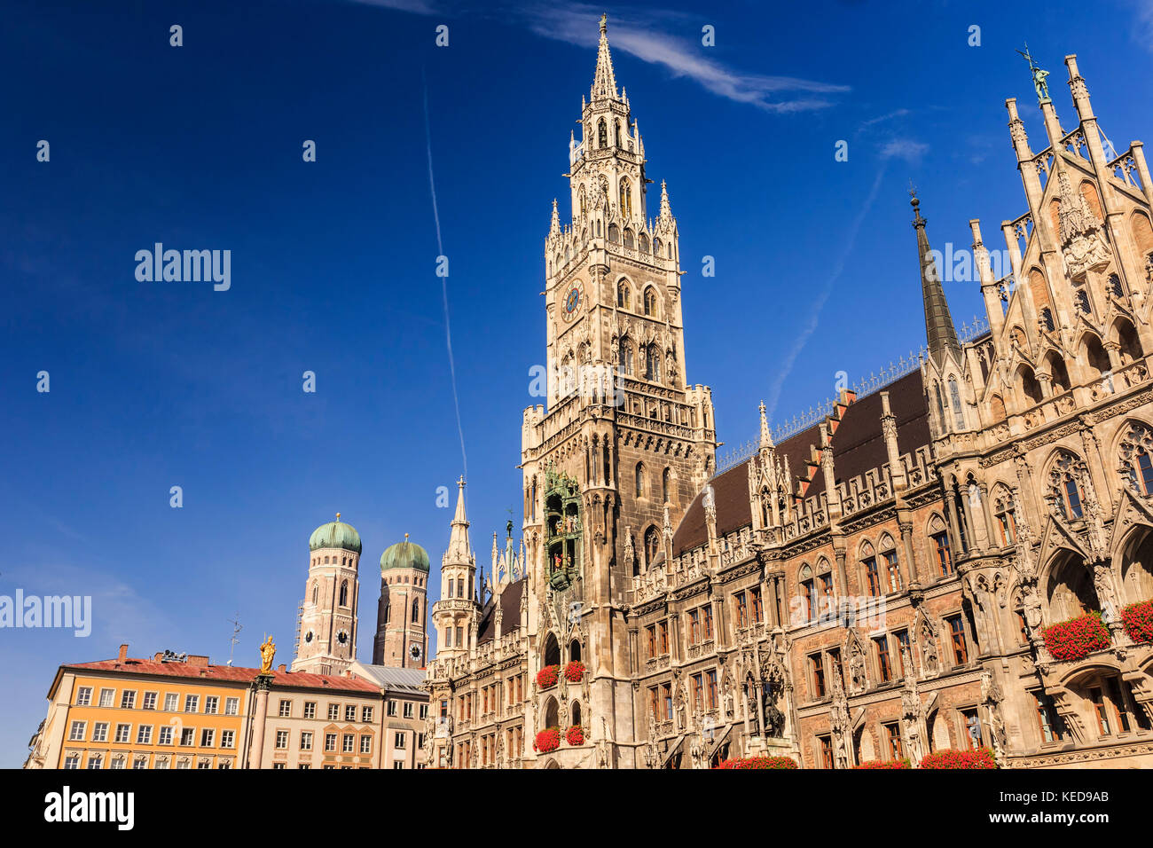 City view with marienkirche hi-res stock photography and images - Alamy