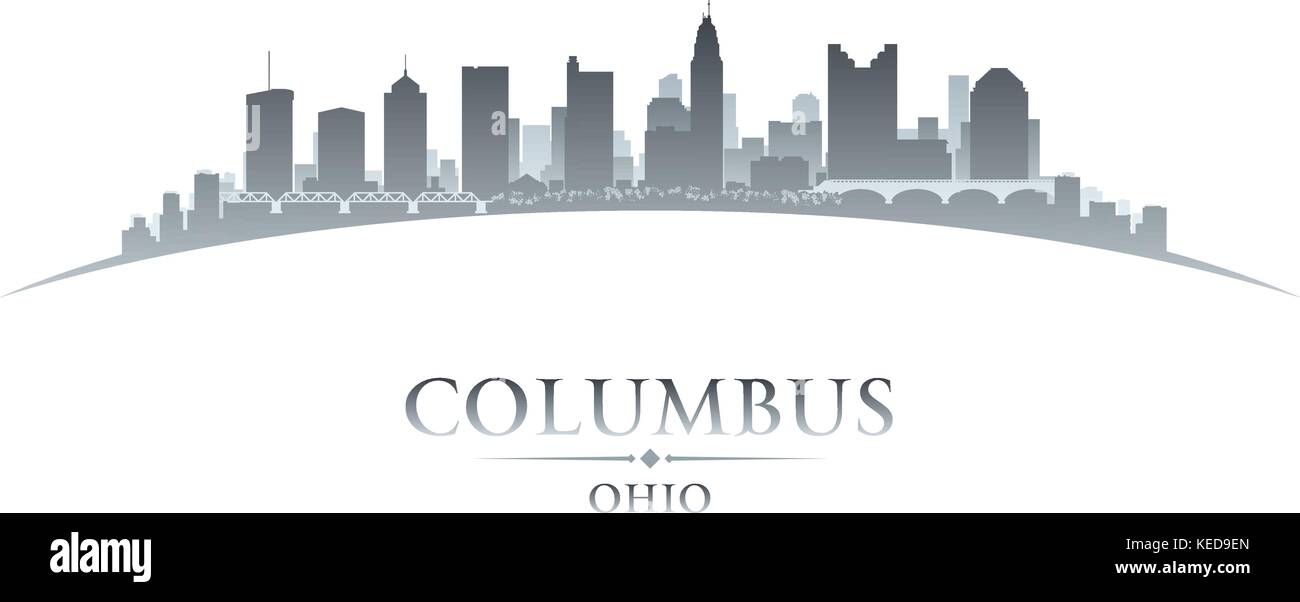 Columbus Indiana Silhouette