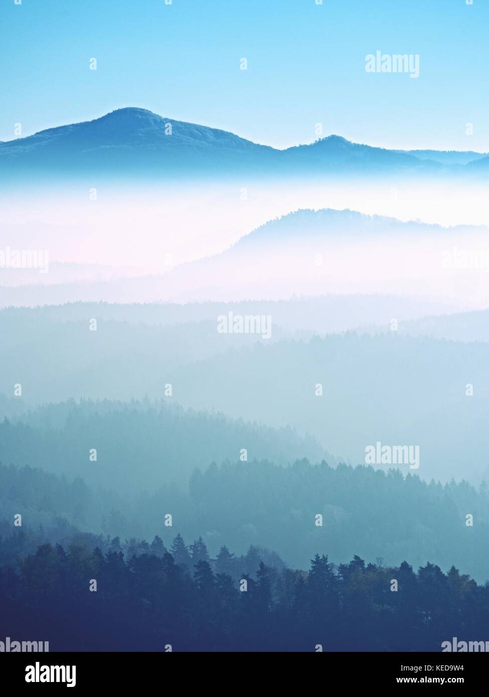 View on a big rounded hill from plane, beautiful fantastic view ...