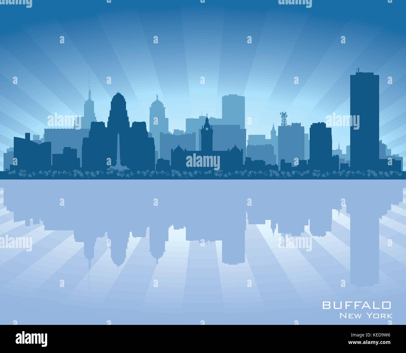 York dark city skyline Stock Vector Images - Alamy