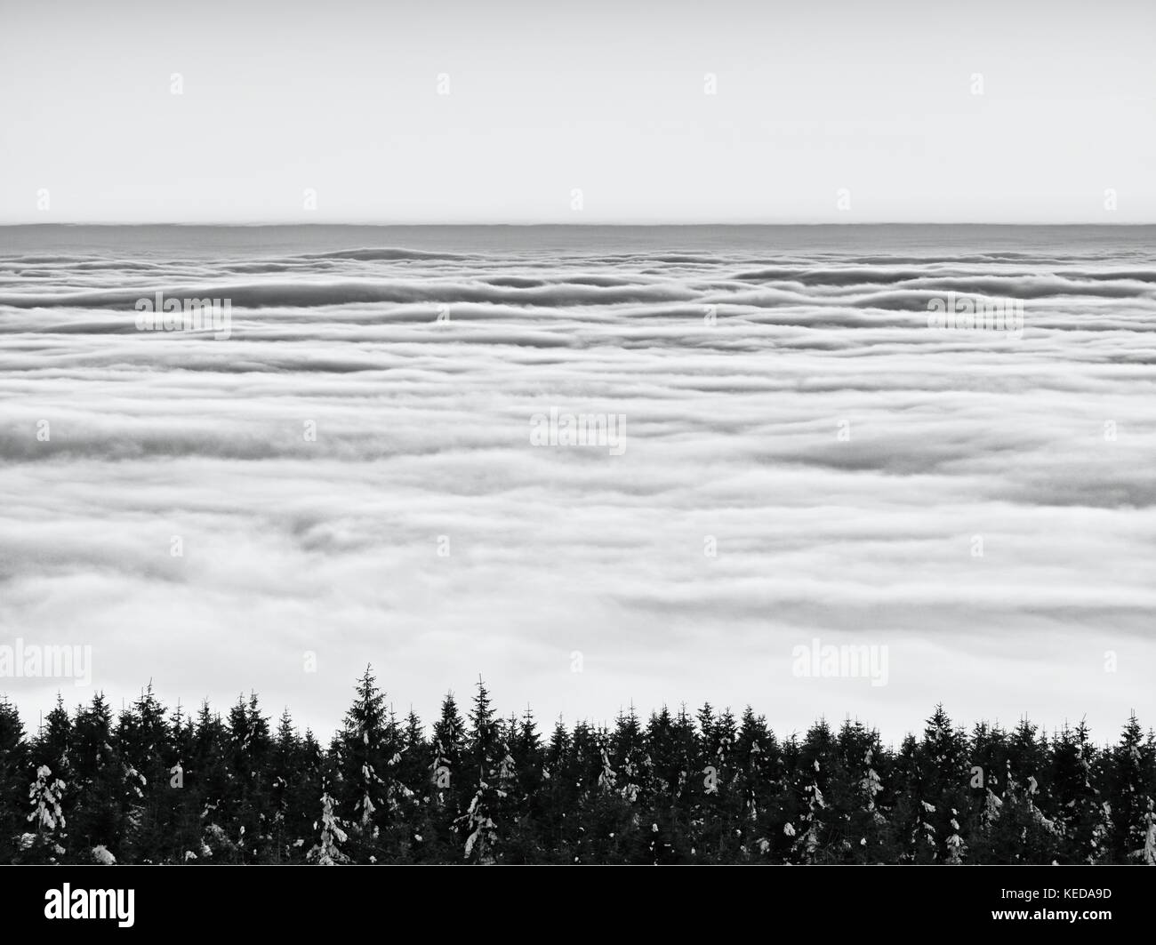 Wavy clouds winter evening hi-res stock photography and images - Alamy