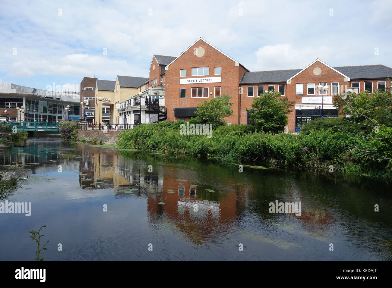 River Chelmer, Chelmsford, Essex, UK Stock Photo - Alamy