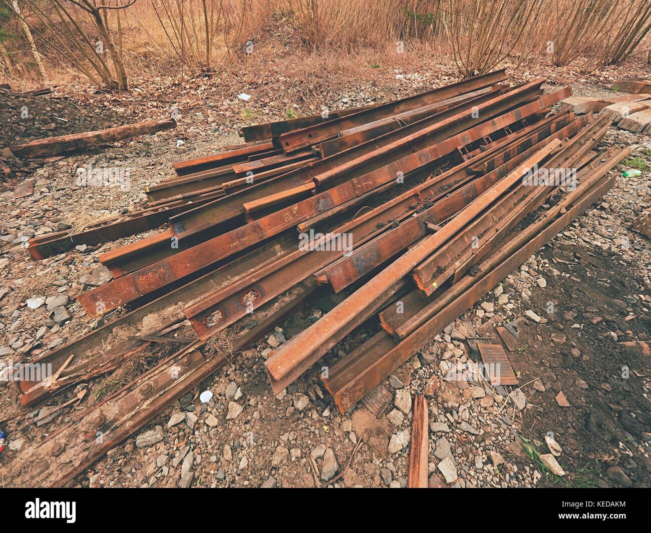 Steel beam marked hi-res stock photography and images - Alamy