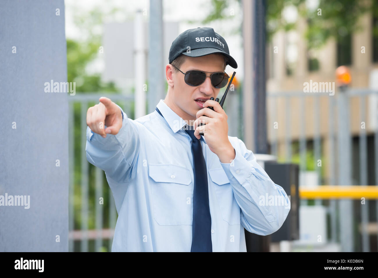 Police officer pointing finger hi-res stock photography and images - Alamy