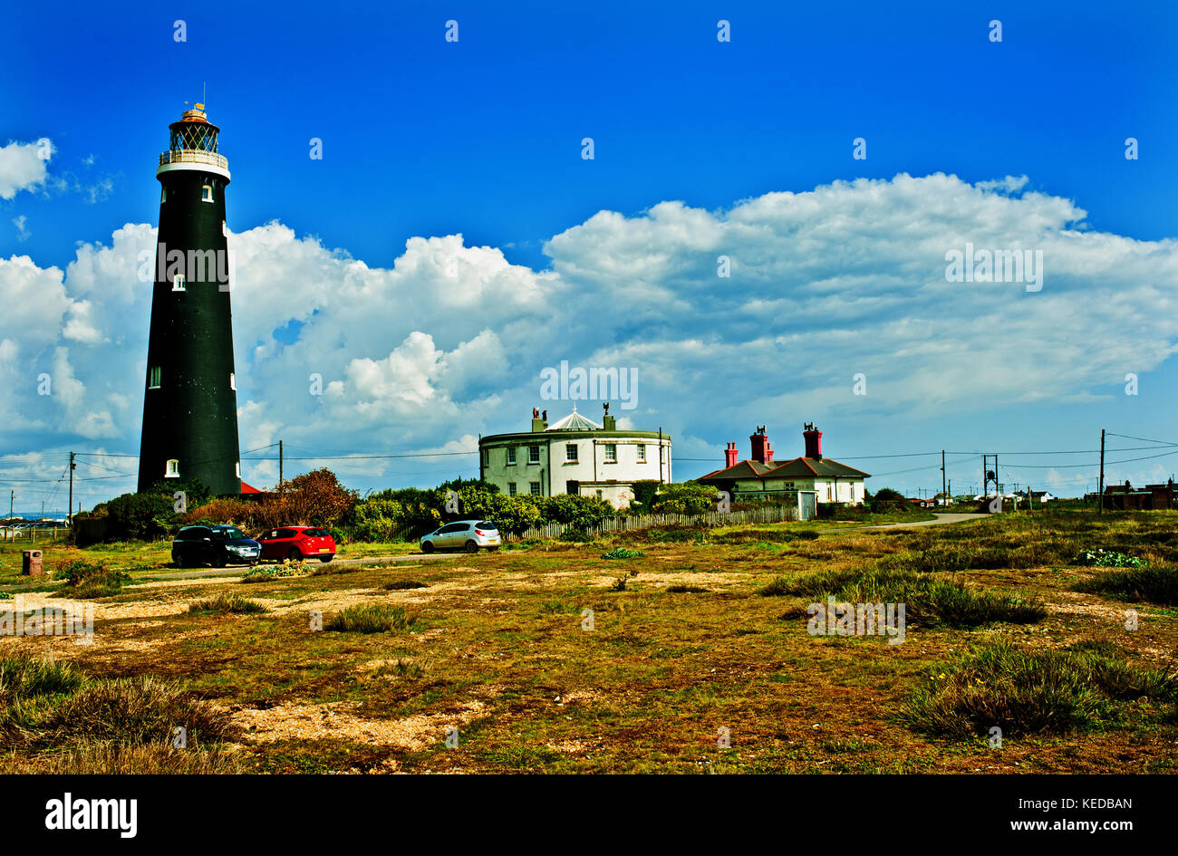 Old Lighthouse, Dungeness, Kent Stock Photo - Alamy