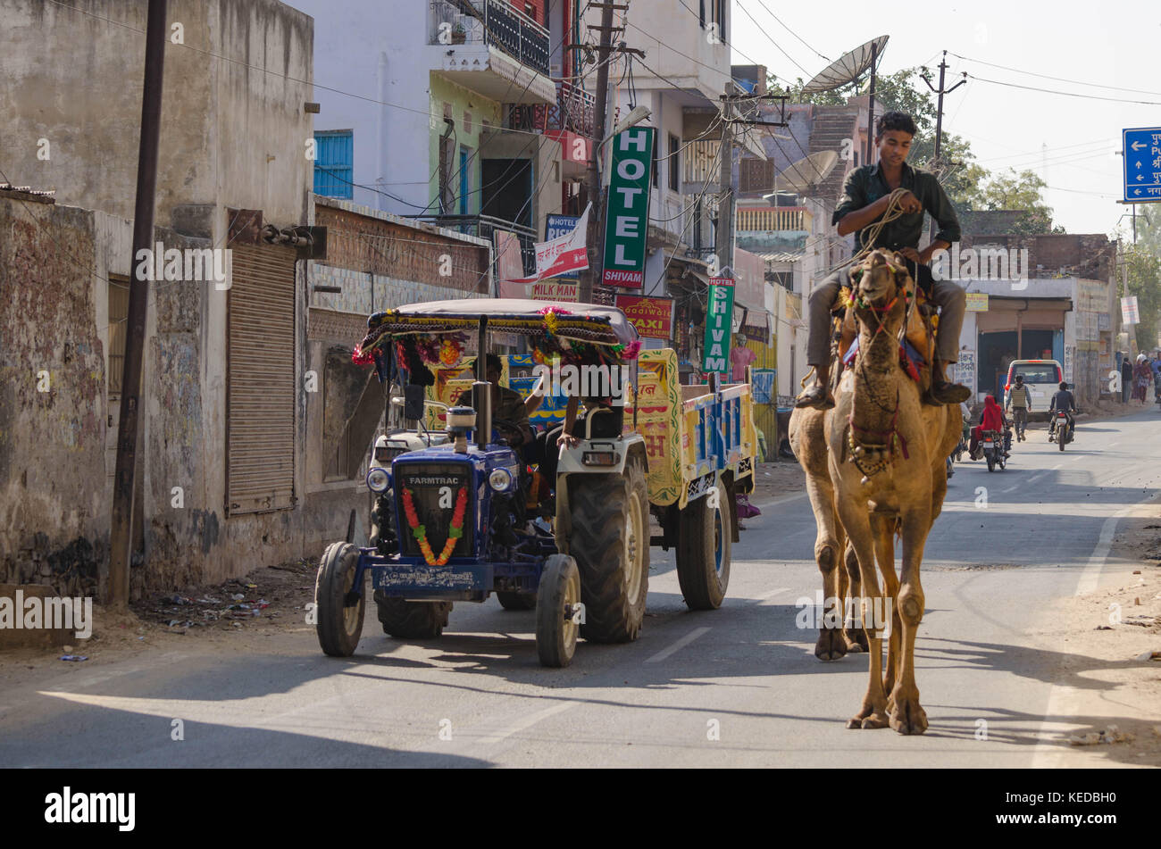 Rajasthan, India. Cities and Scenery of Northwest India Stock Photo - Alamy