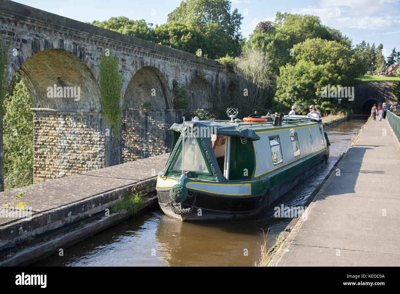 Chirk Canal Aqueduct, Wales, UK Stock Photo - Alamy
