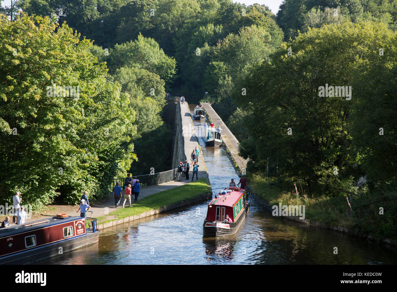 Chirk Canal Aqueduct, Wales, UK Stock Photo - Alamy