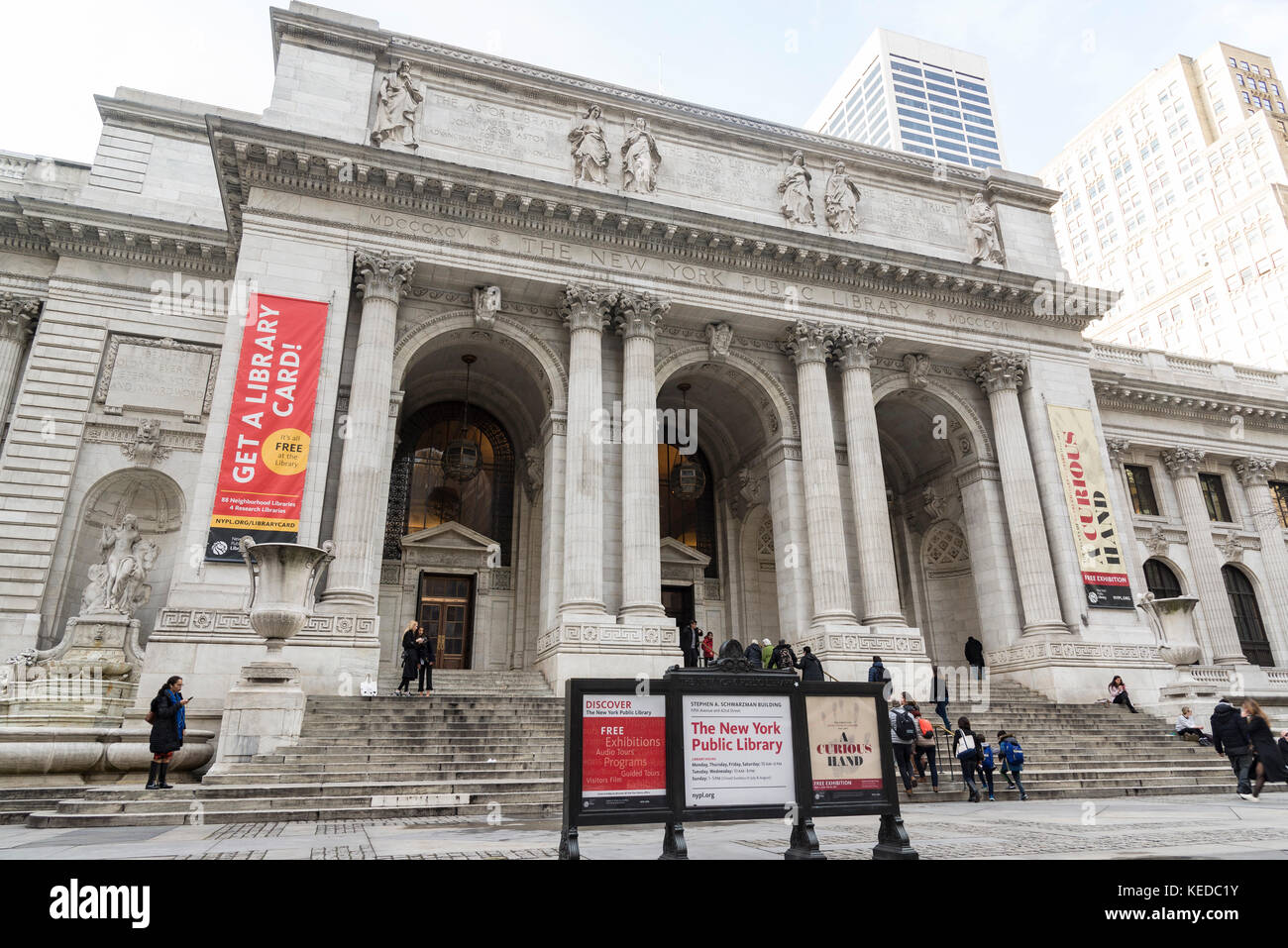 New York public library Stock Photo - Alamy