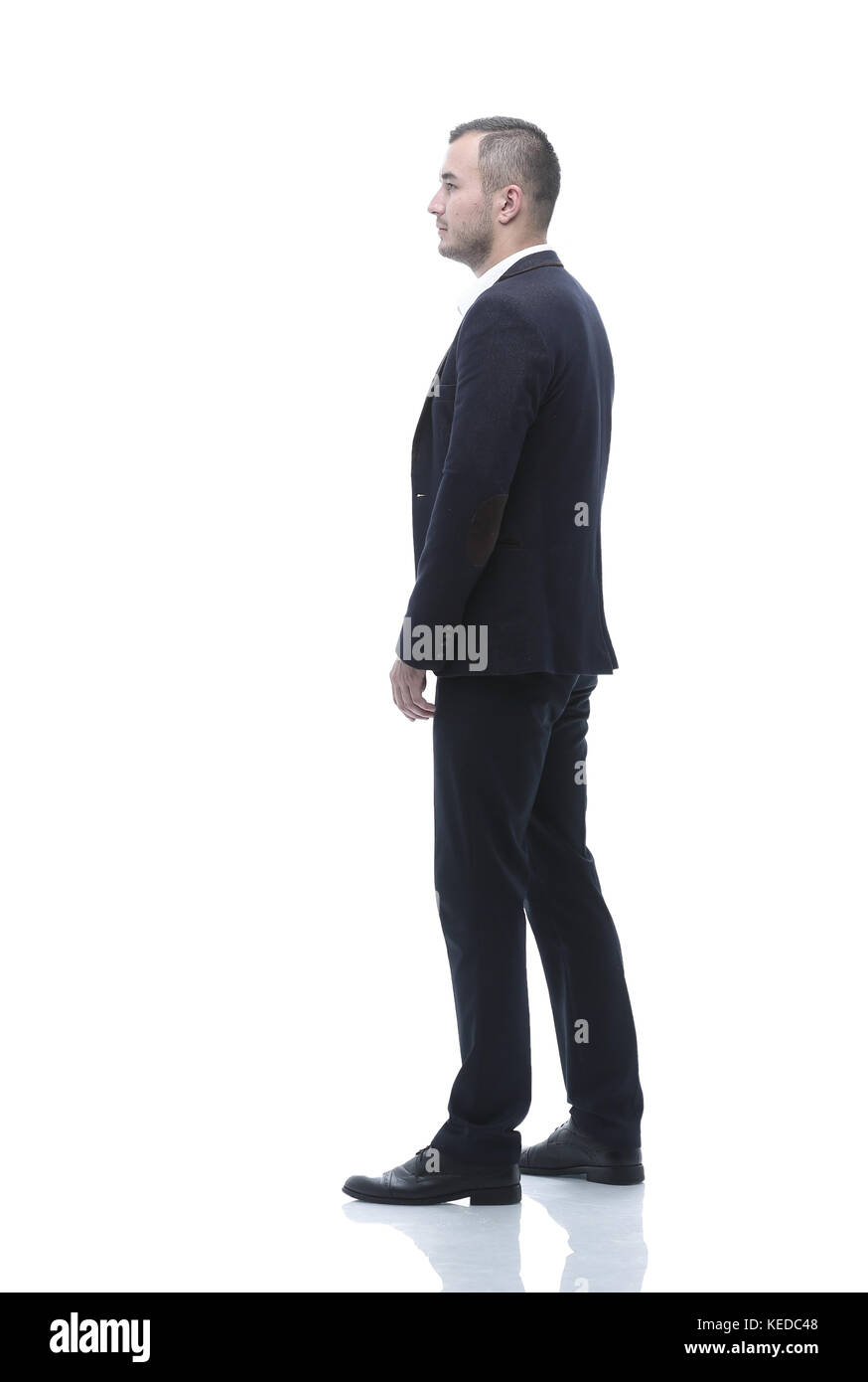 side view.portrait of a successful businessman Stock Photo - Alamy