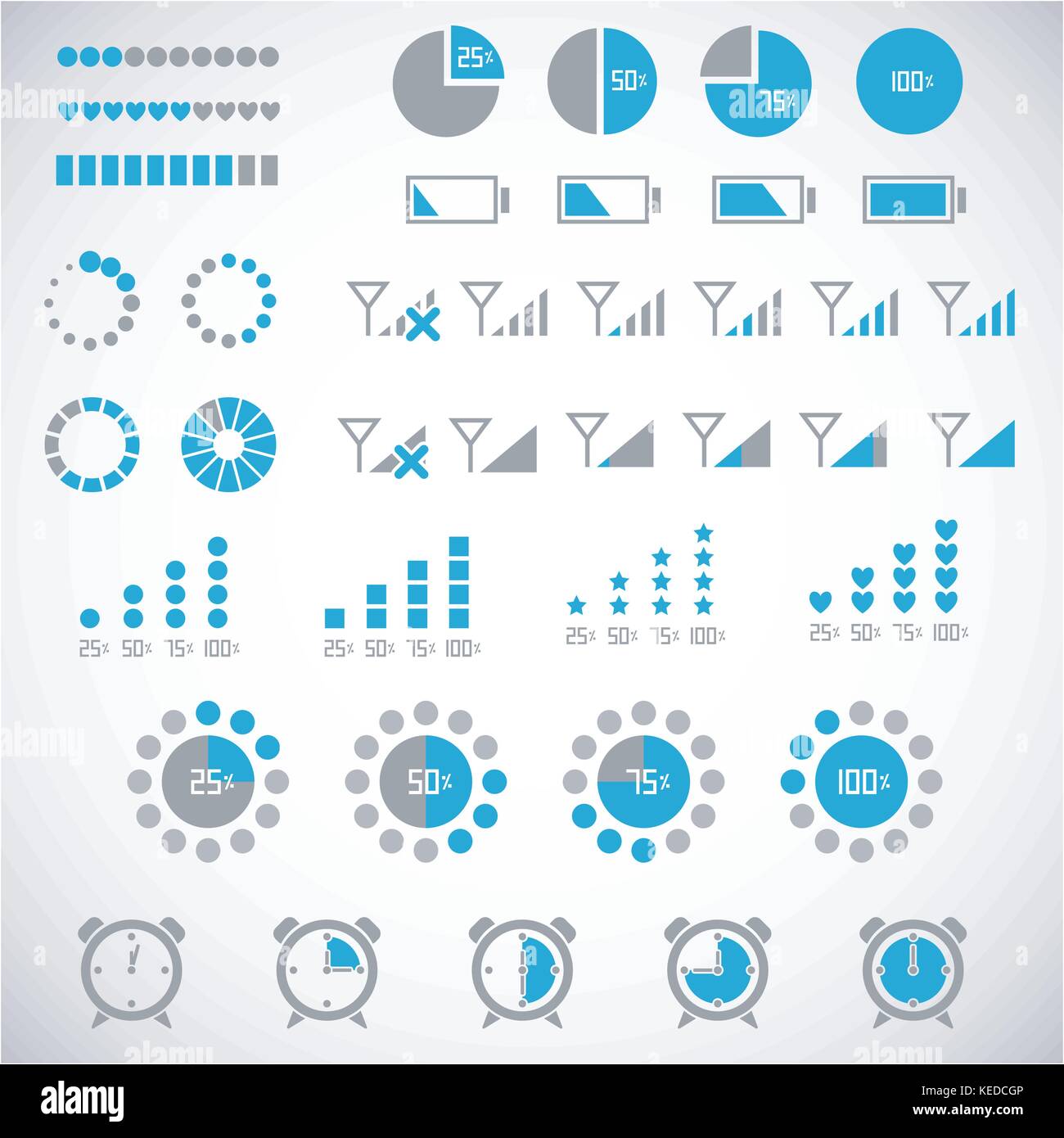 Level indicator progress bar element hi-res stock photography and ...