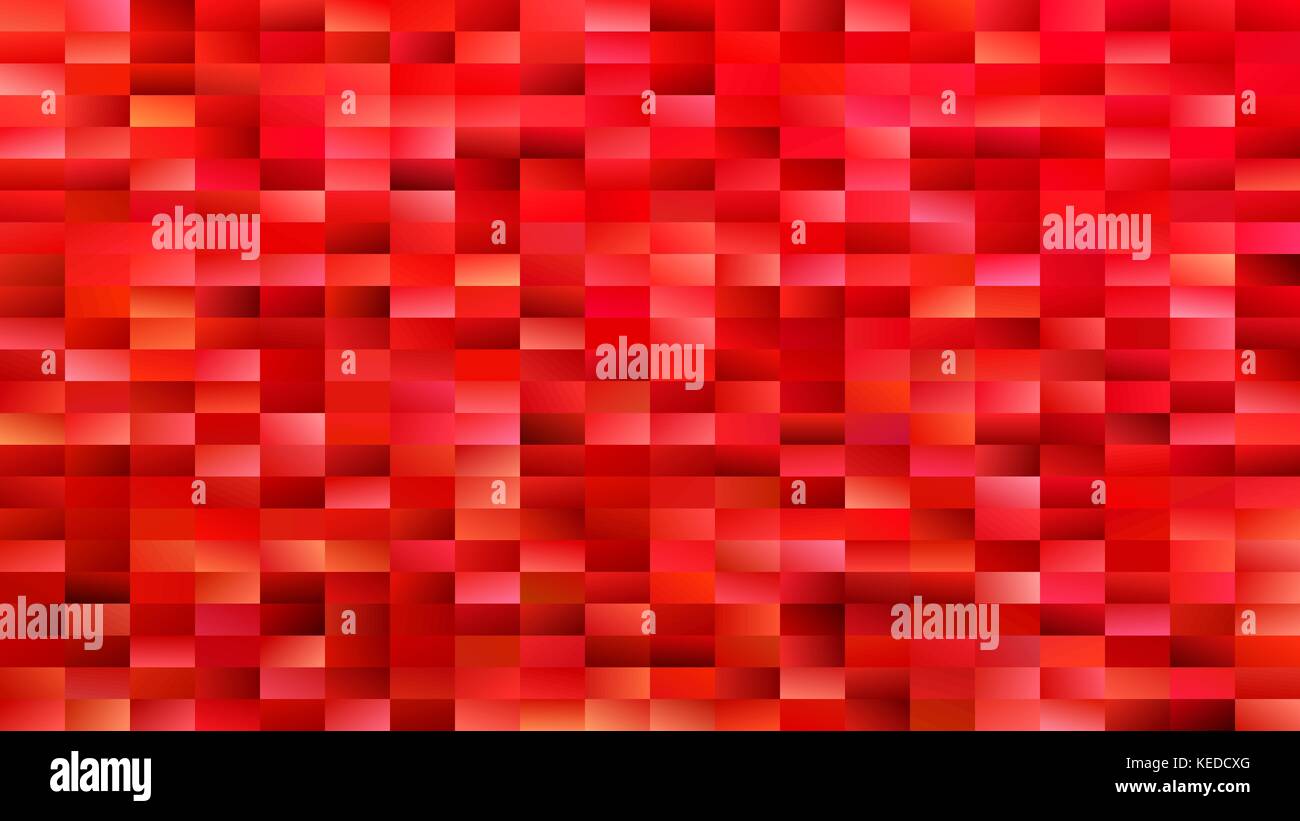 Red geometrical mosaic rectangle background - modern vector design ...