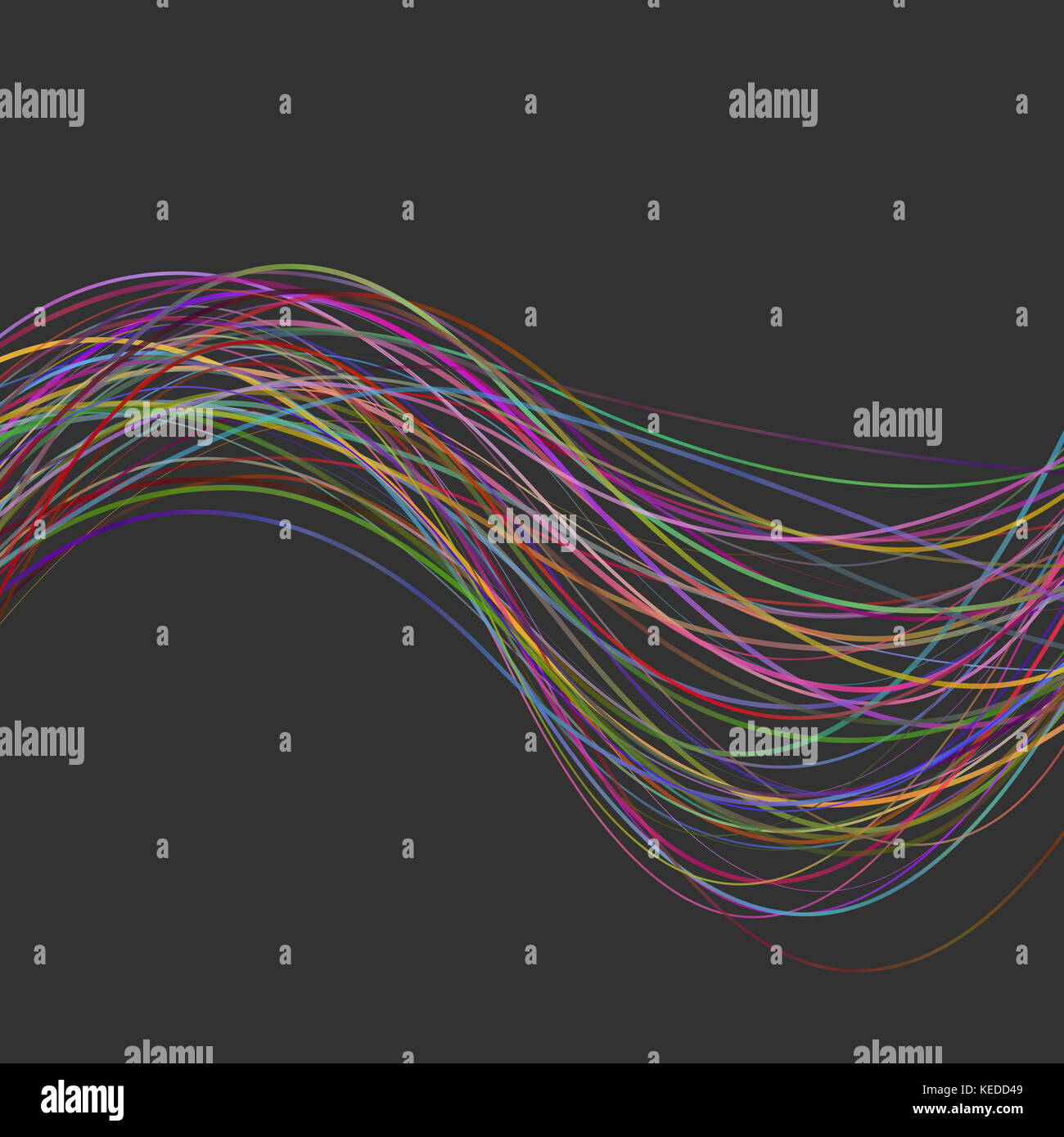 Abstract modern wavy stripe background - design from colorful curved ...