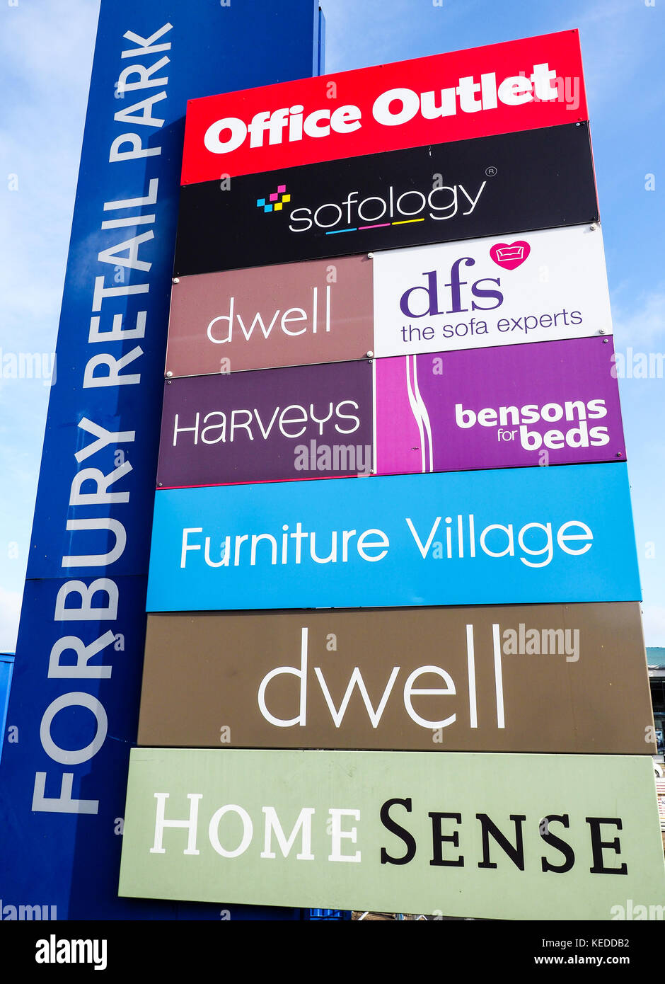 Forbury retail park sign hi-res stock photography and images - Alamy