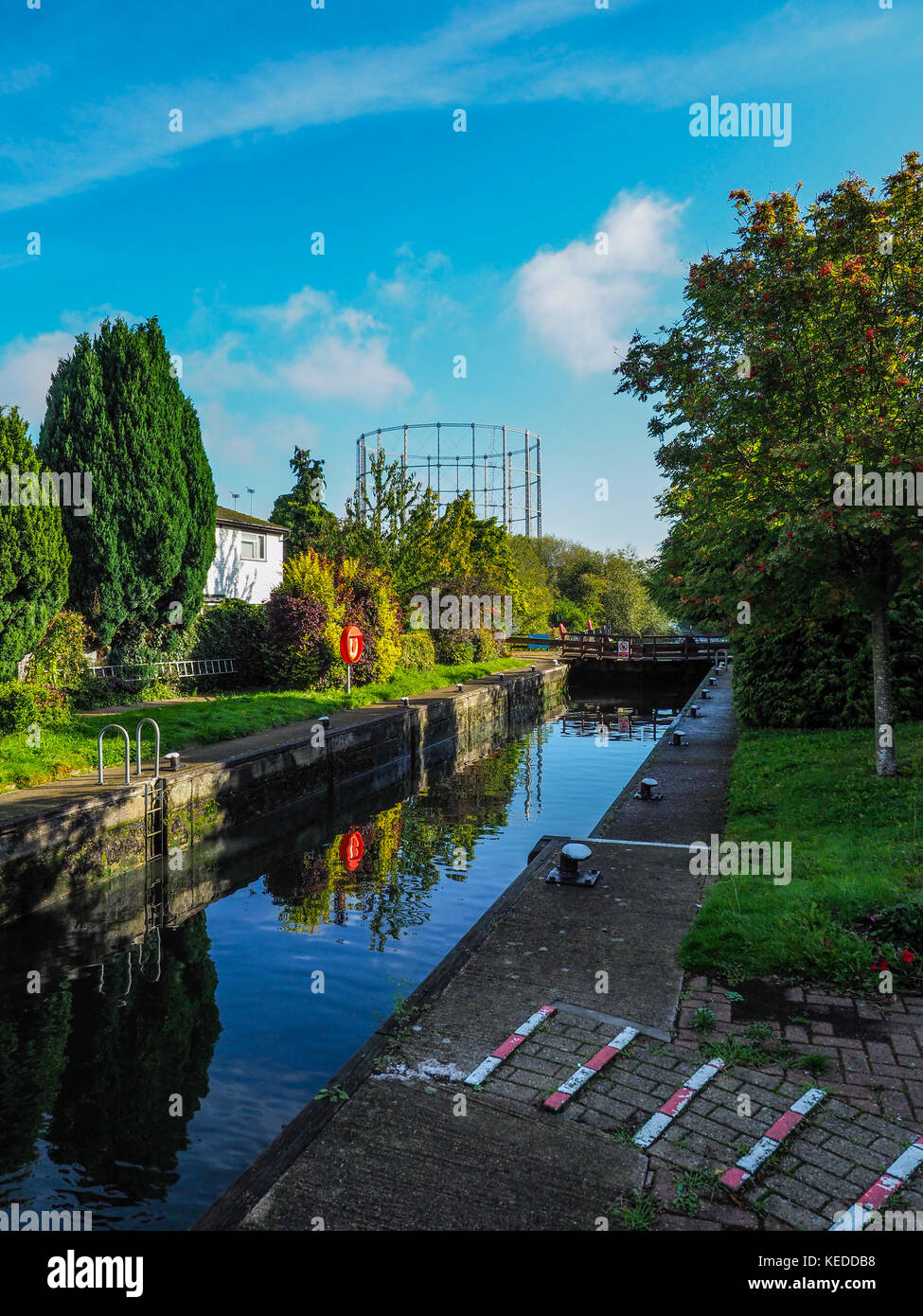 Blakes Lock, River Kennet, Reading, Berkshire, England, UK,GB Stock ...