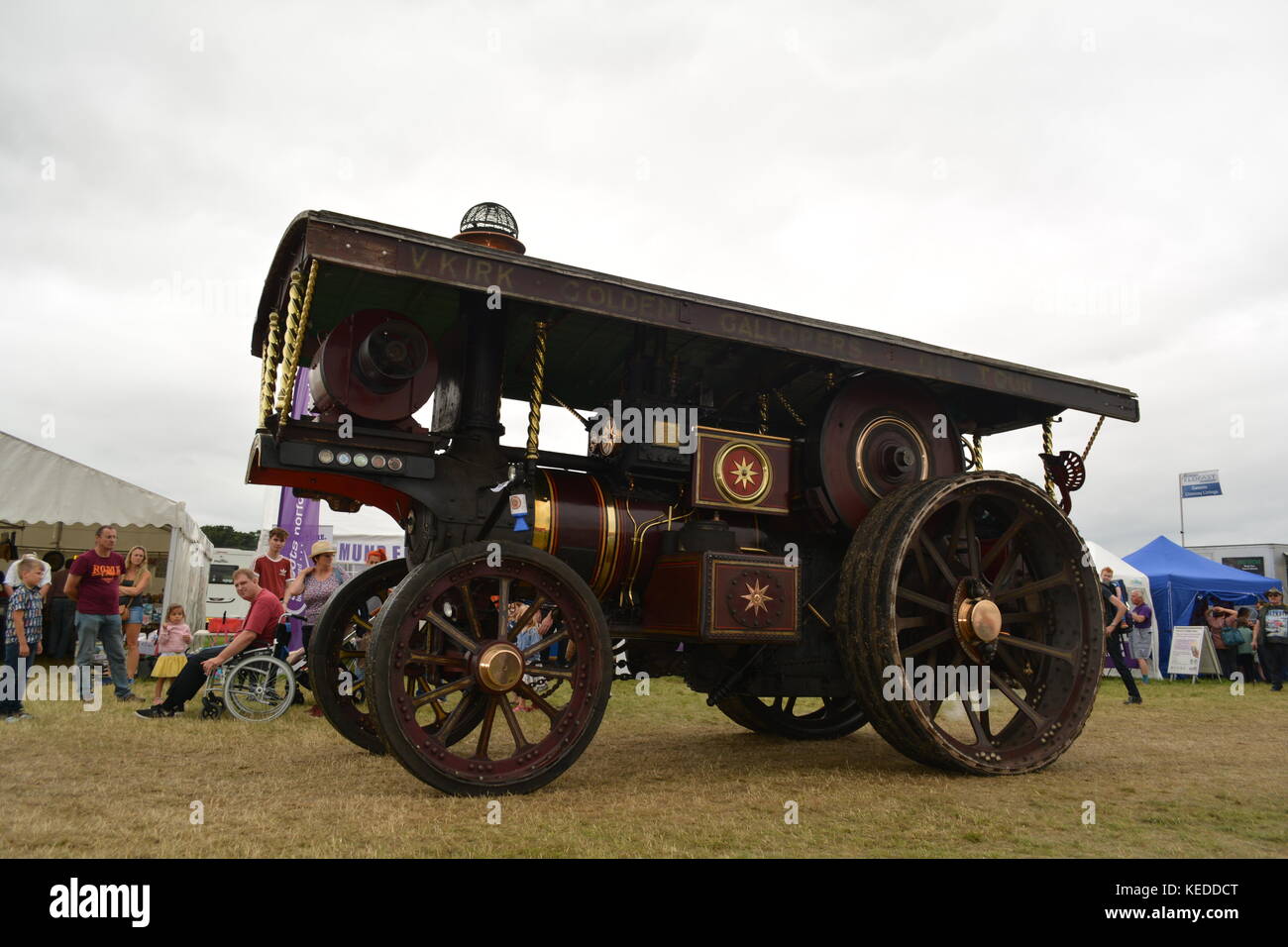 Steam traction engine at Weeting steam show Stock Photo - Alamy