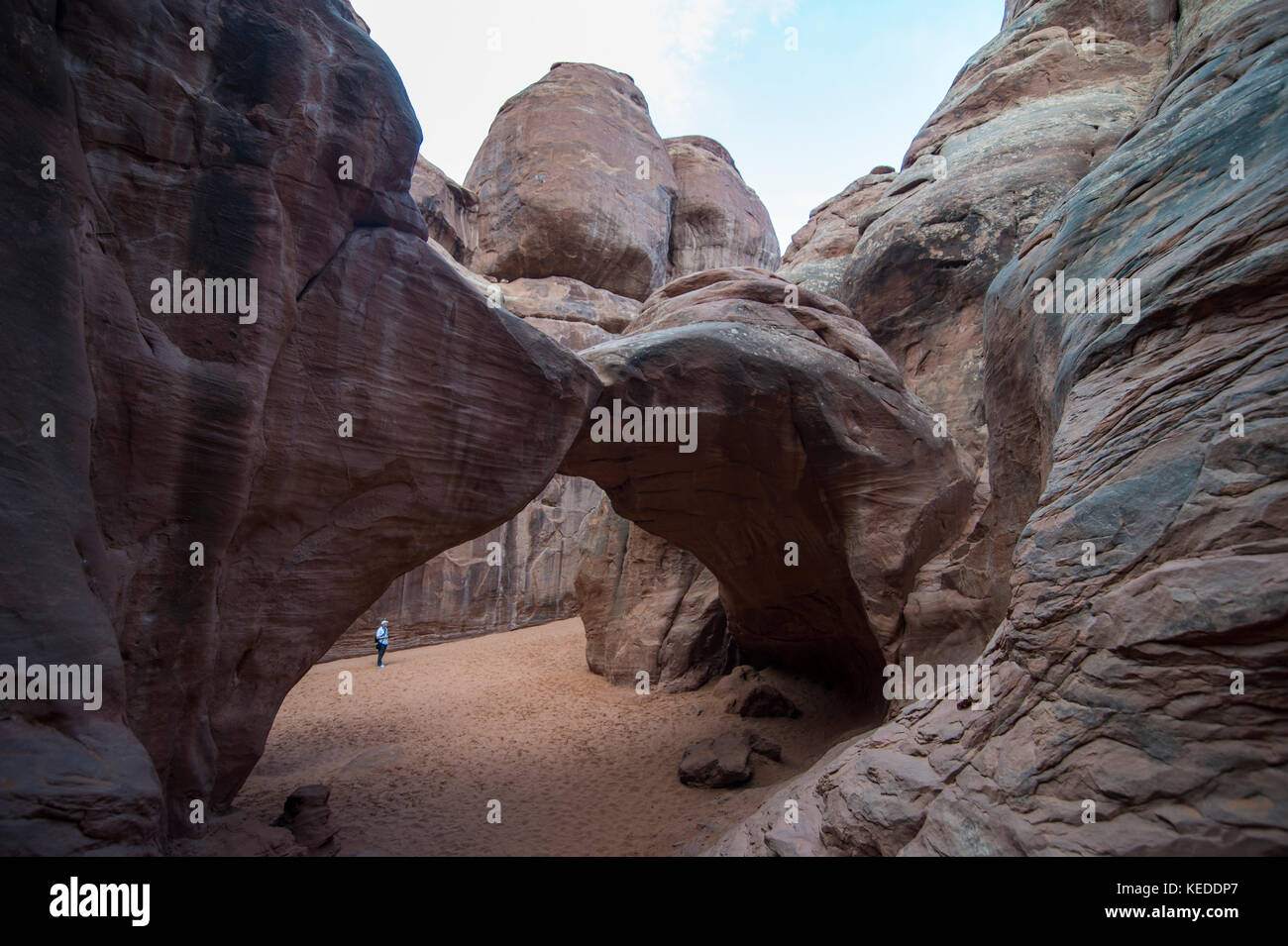 Sand dune arch in the Arches National Park, Utah, USA Stock Photo - Alamy