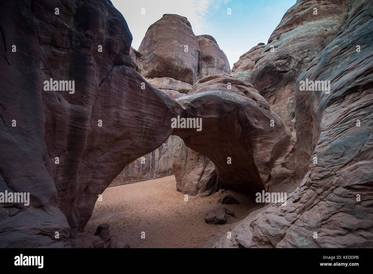 Sand dune arch in the Arches National Park, Utah, USA Stock Photo - Alamy