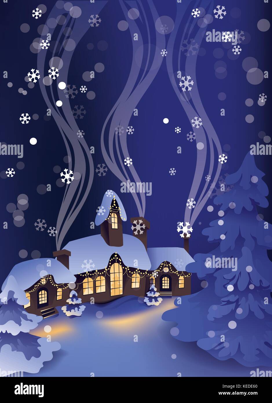 Christmas calm Stock Vector Images - Alamy