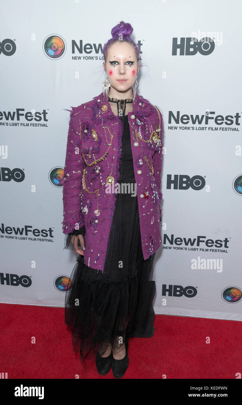 New York, United States. 19th Oct, 2017. Hannah Holquist attends ...