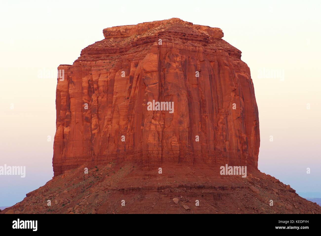 Sandstone tower in Monument Valley, Navajo Tribal Park, Usa Stock Photo ...