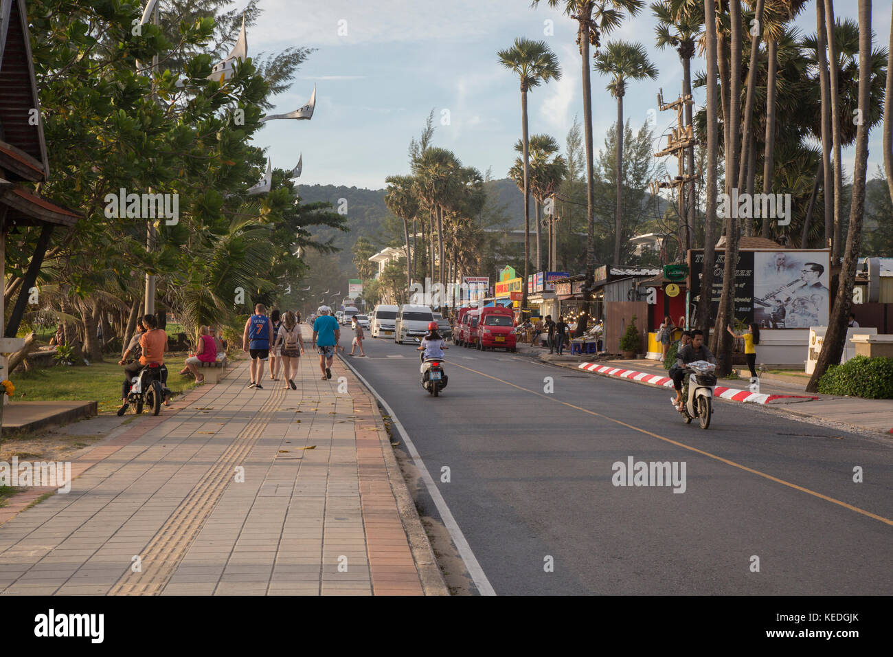 Tropical beach island road hi-res stock photography and images - Alamy