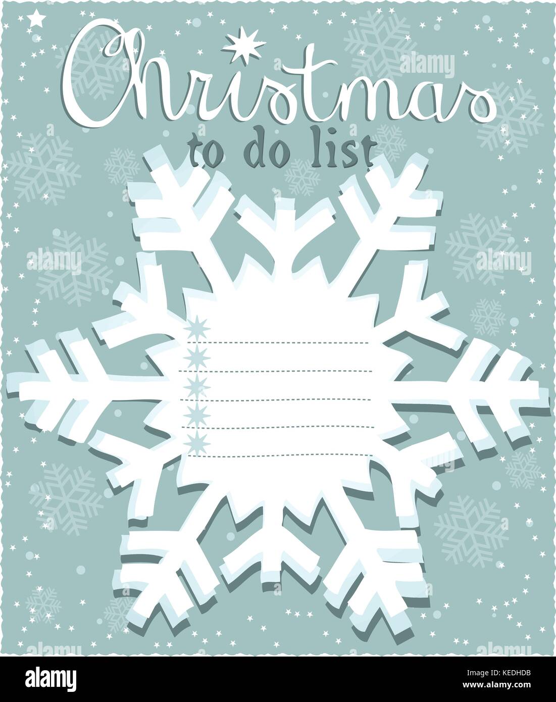 Holiday background with to do list Stock Vector Image & Art - Alamy
