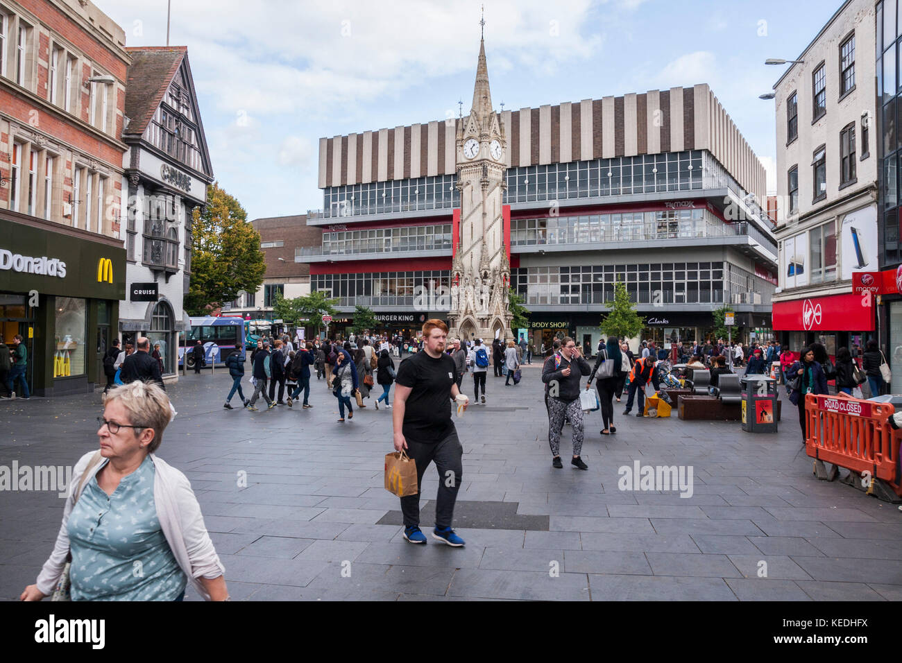 Haymarket memorial clock tower hi-res stock photography and images - Alamy