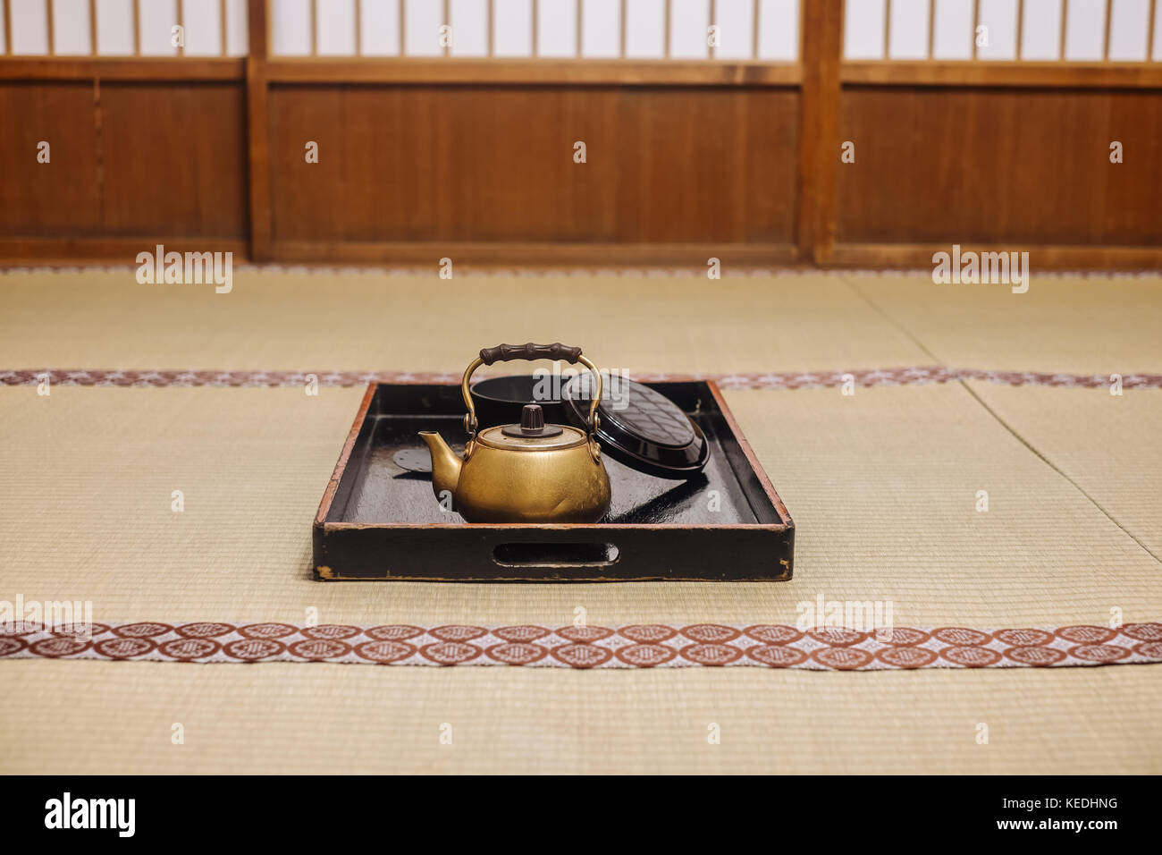 Japanese tea time in a Ryokan Stock Photo - Alamy