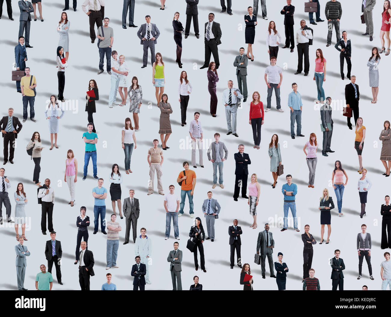 Many the isolated portraits of people Stock Photo - Alamy