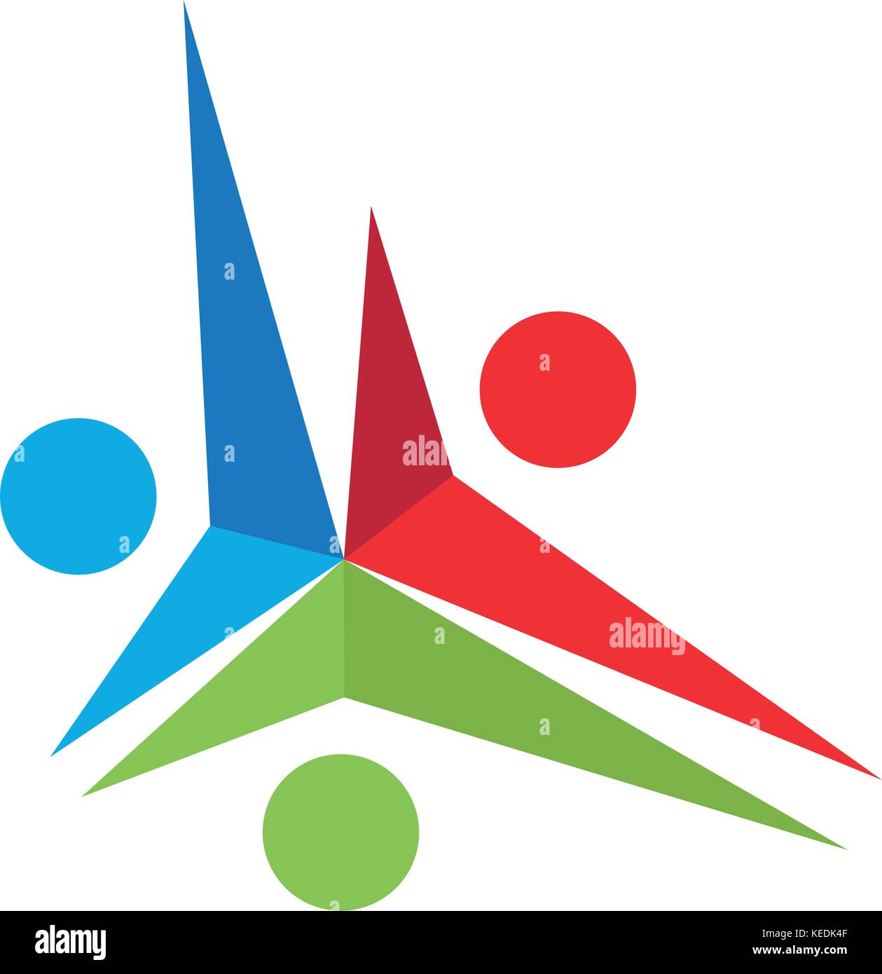 Isolated teamwork logo Stock Vector Image & Art - Alamy